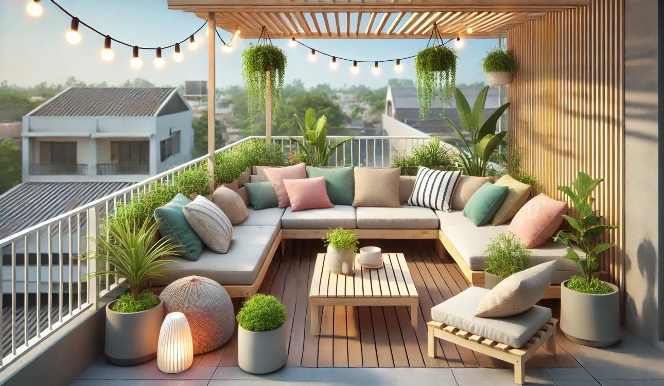 Low-Cost Simple Rooftop Design - Affordable Ideas for Your Terrace ...
