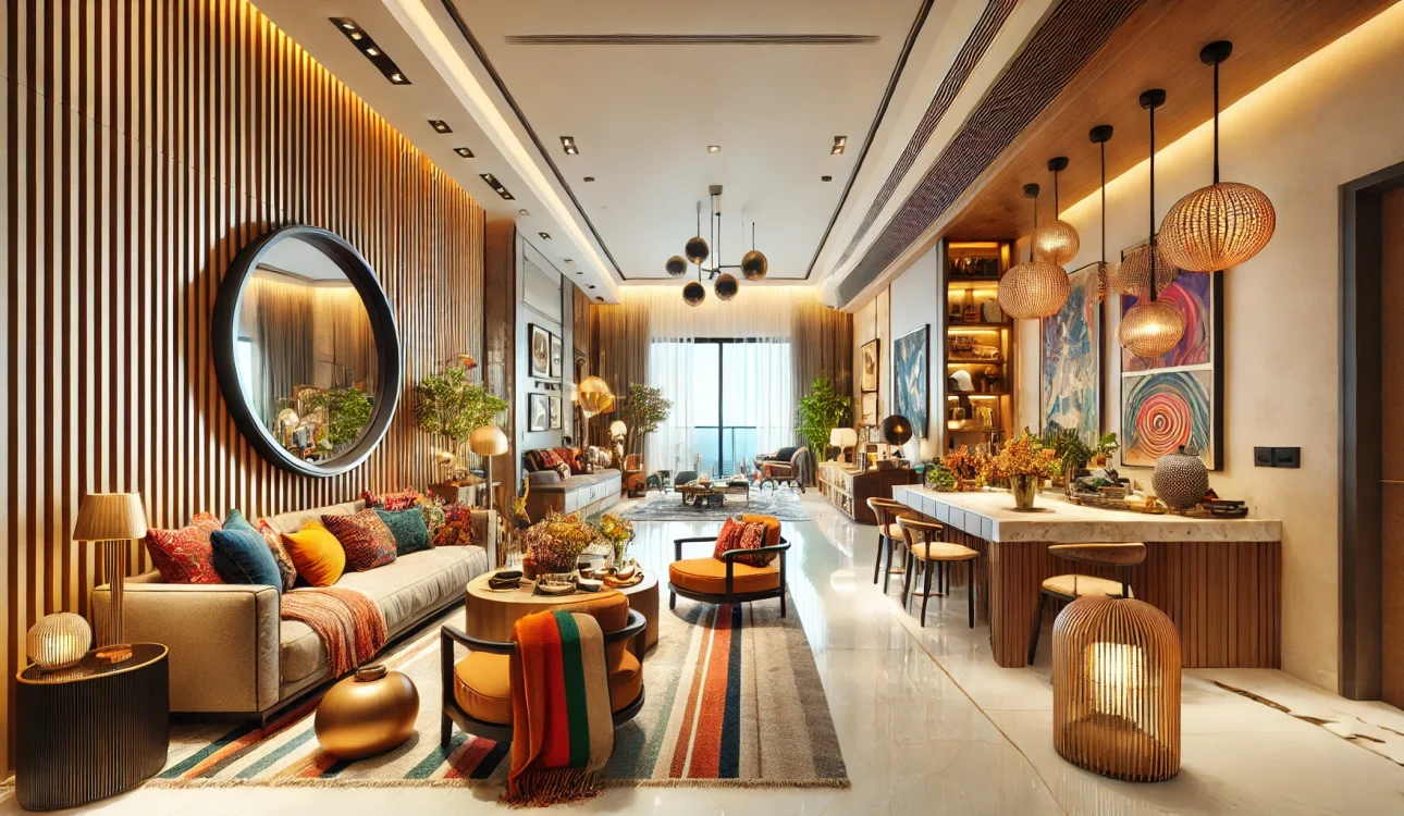 4 BHK Luxury Unique Interior Design Ideas