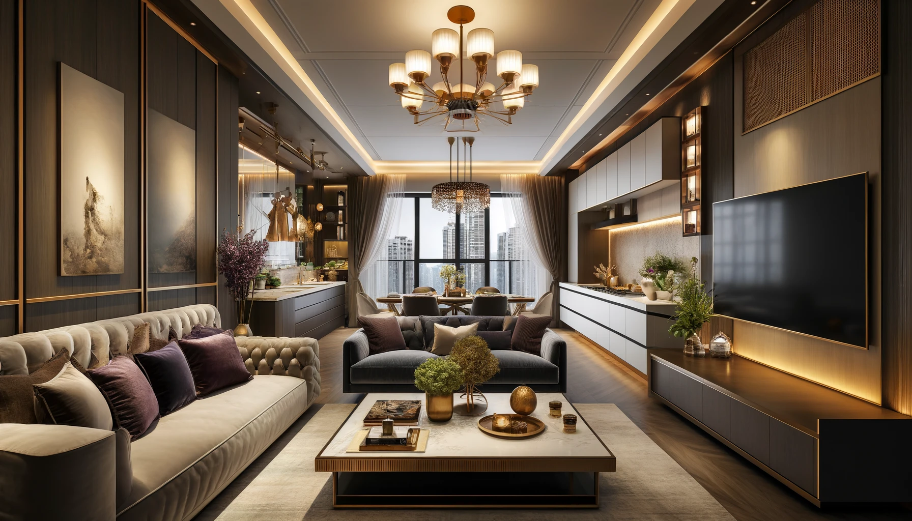 4 BHK Interior Design In Mumbai Is Luxurious and Functional