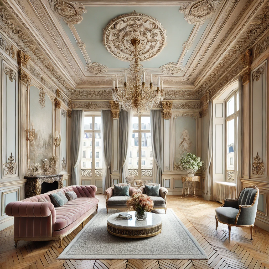 Luxurious Parisian 3BHK Interior Design in Powai