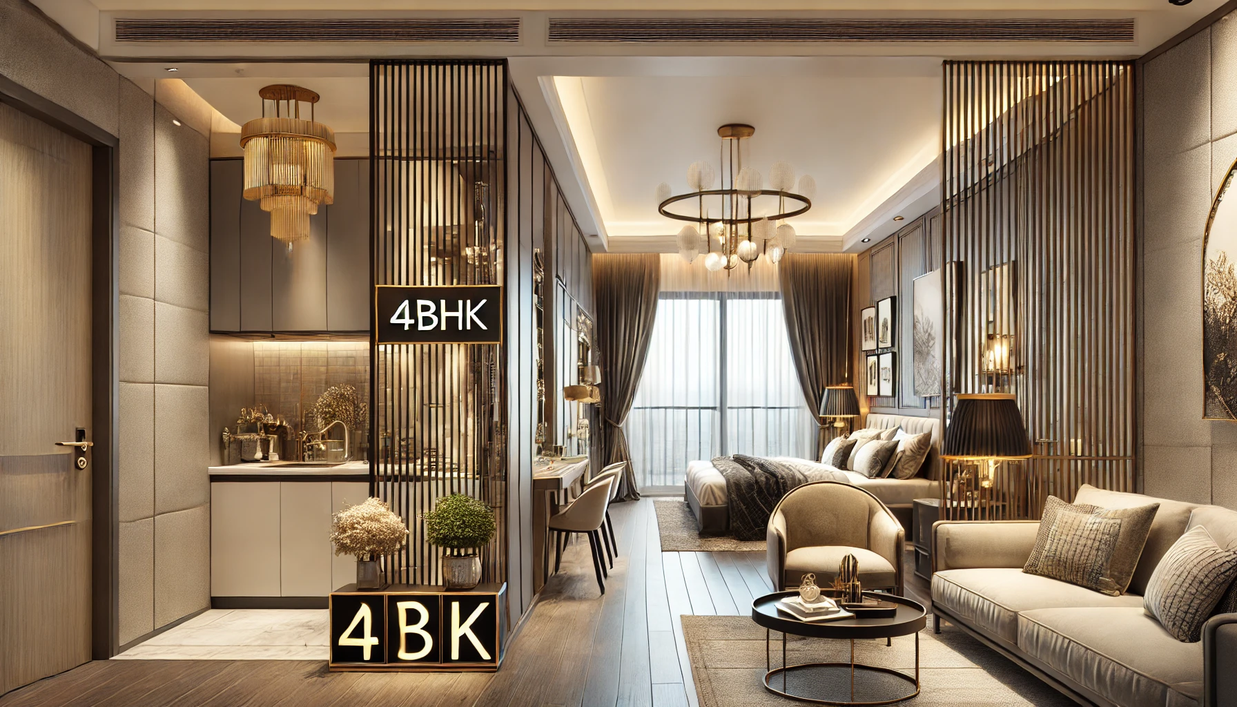 Luxury 4BHK Interiors on a Budget: Designers in Mumbai